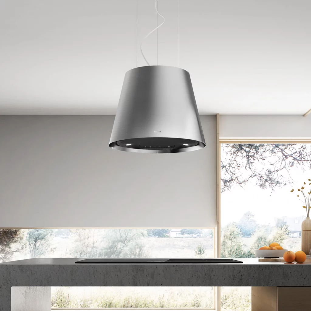 Máy hút mùi đảo đèn Elica EASY UX - Hiện đại, thanh thoát, sang trọng